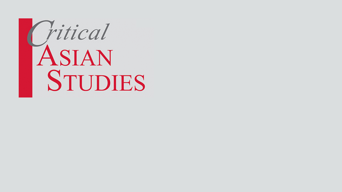 Critical Asian Studies | Bibliothèque universitaire
